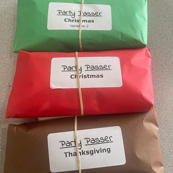 Party Passer Birthday, a Group Unwrapping Game - Etsy