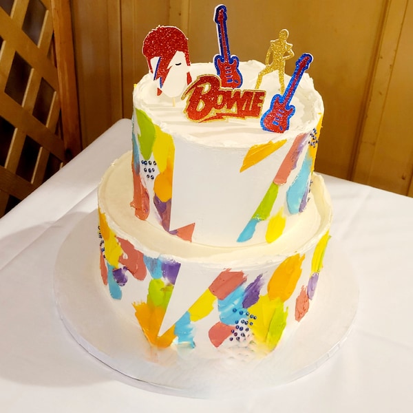 Elvis Birthday Party Decor: Rock N Roll Cupcake Toppers, Banner ...