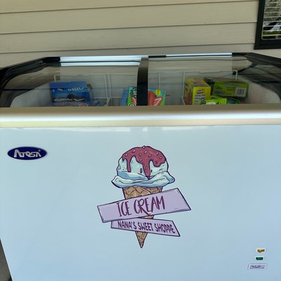 Ice Cream Truck Sticker, Ice Cream Logo Decal, Car Decals, Custom ...