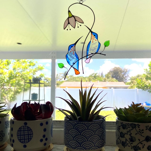 Unique stained glass handicrafts by GlassArtStories on Etsy