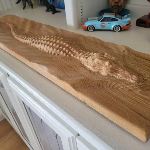 Large Wood Carved Eagle Wall Art: Beech Animal Sculpture - Etsy