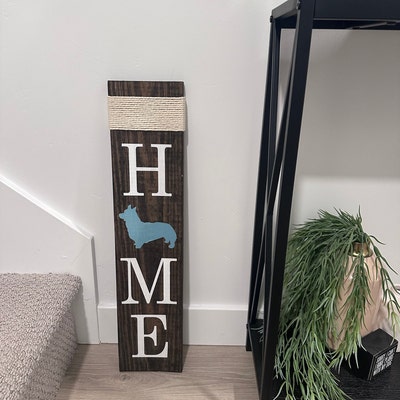 Large Welcome Sign With Springer Spaniel Welcome Wood Sign Any Dog ...