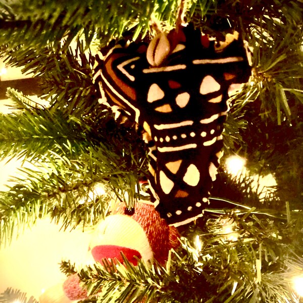 Map of Africa 4 Piece African Keepsakes Ornaments, Holiday Tree ...