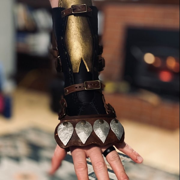 Leather Armored Gauntlet - DIGITAL PDF PATTERN - - Etsy