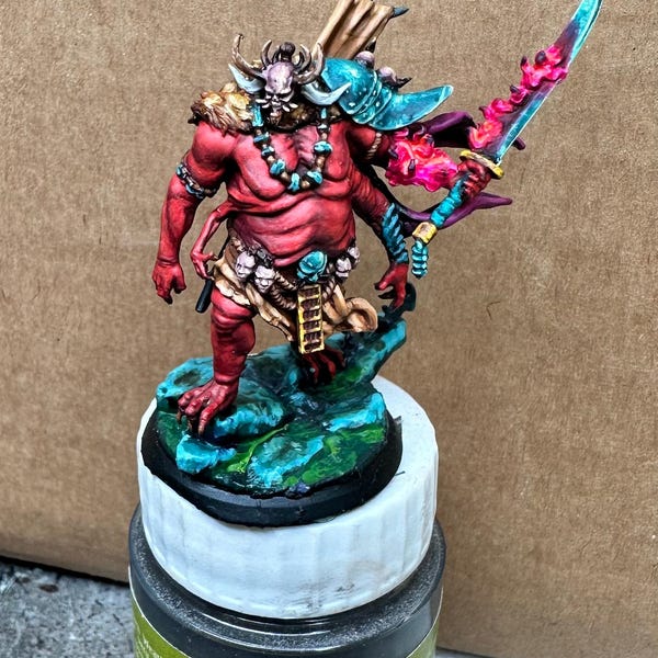 Satyr Warrior Hunter, Goat-man PC NPC Fey Miniature | 28mm, 32mm, 75mm ...