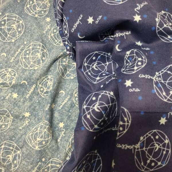 Flannel Fabric - Tarot Cards - by the Yard - 100% Cotton Flannel - Etsy