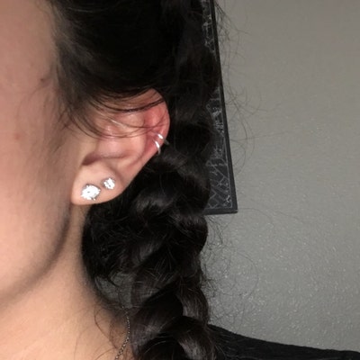 18 Gauge Fake Cartilage Piercing - Etsy