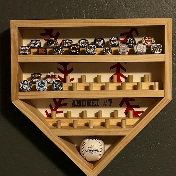 Baseball Home Plate Ring Display - Etsy