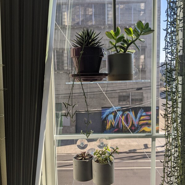 Window Shelves Clear - Various Sizes - Clear Window Shelf - Custom ...