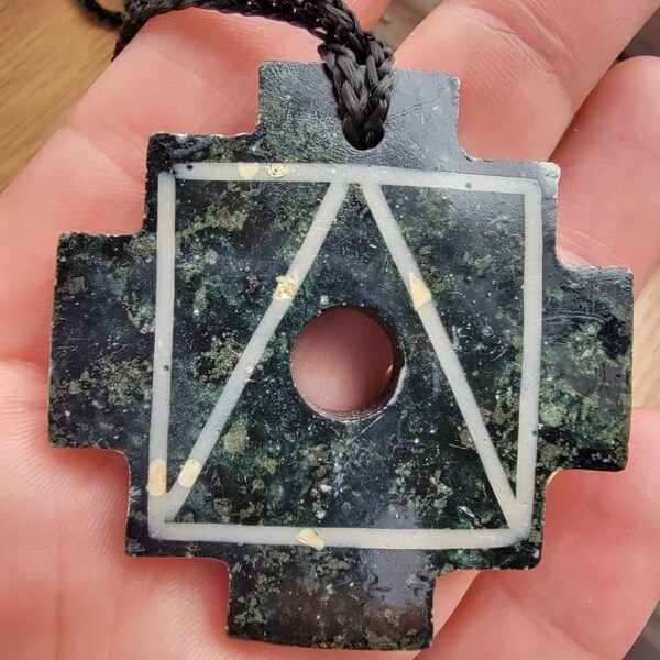 Snakes, Chakruna & Kené Pattern Shipibo Embroidery Altar Cloth Hand ...