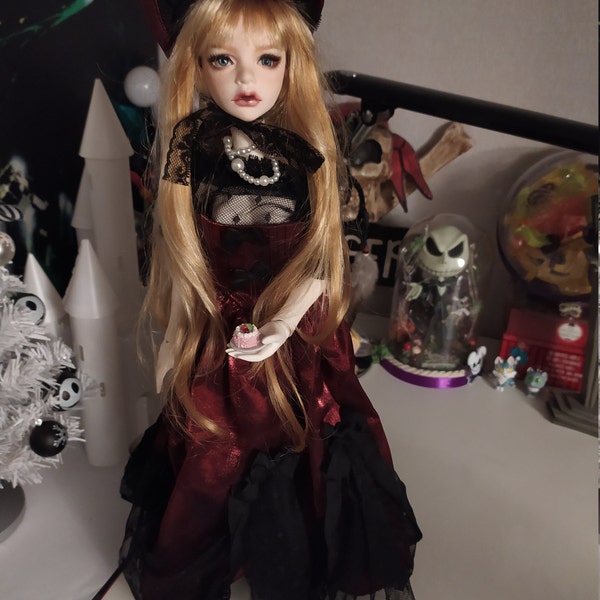 BJD Clothes MSD Palace Dress for Autumn & Winter for 1/4 17 Doll - Etsy