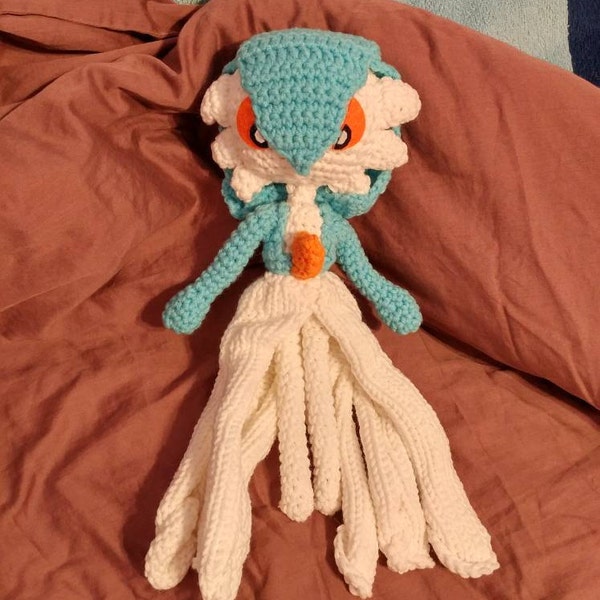Shiny Gardevoir Crochet Plushie, Pokemon Inspired Handmade Doll - Etsy