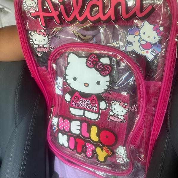 Custom Clear Character Backpack - Etsy