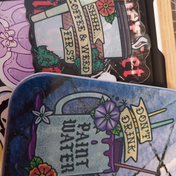 Don't Drink the Paint Water Sticker - [ Artist Sticker | Gifts for Art ...