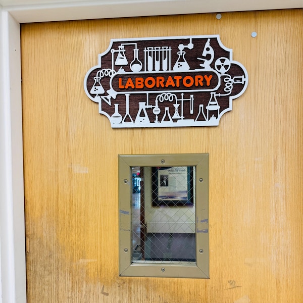 Laboratory Signage Laser Cut File. Laboratory Decor Laser Cutting File ...