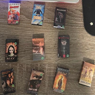 Miniature VHS Inspired Movie Keychain Charms Tons of Titles You Choose ...