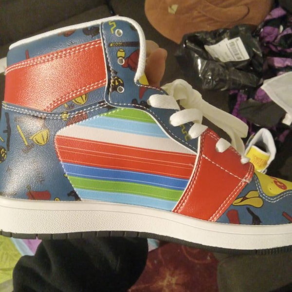 Chucky High Top Sneakers, Chucky Sneakers, Chucky Shoes, Childs Play ...