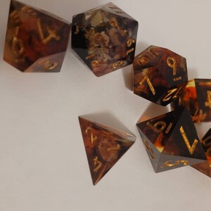 Crystal Caves Geode Dice Set - Etsy
