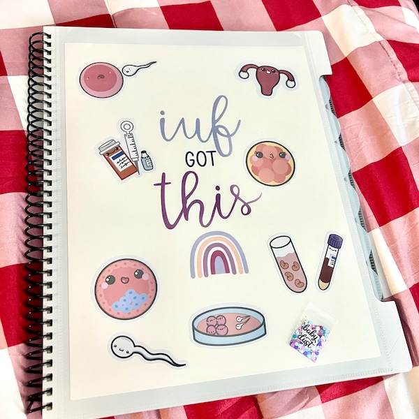 Cute IVF Fertility Sticker Set ~ Science Kawaii In-vitro Fertilization ...
