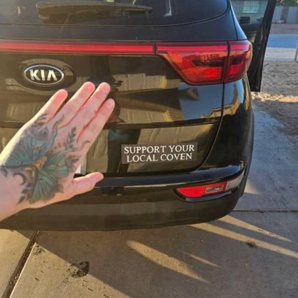 Support Your Local Planet, Tree Hugger Car Sticker, Bumper Sticker ...