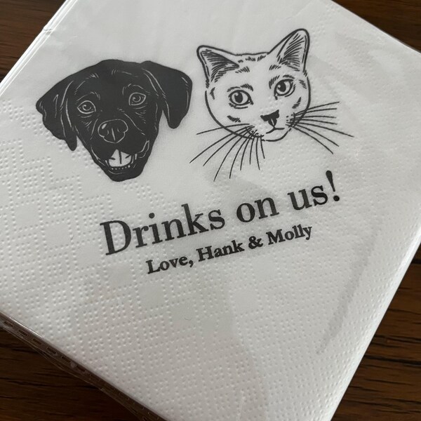 Custom Love Note Handwriting Napkins, Personalized Handwritten Note ...