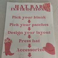 Sign Bundle for Trucker Hat Bar Checker Design, QR Code Scan to Pay ...