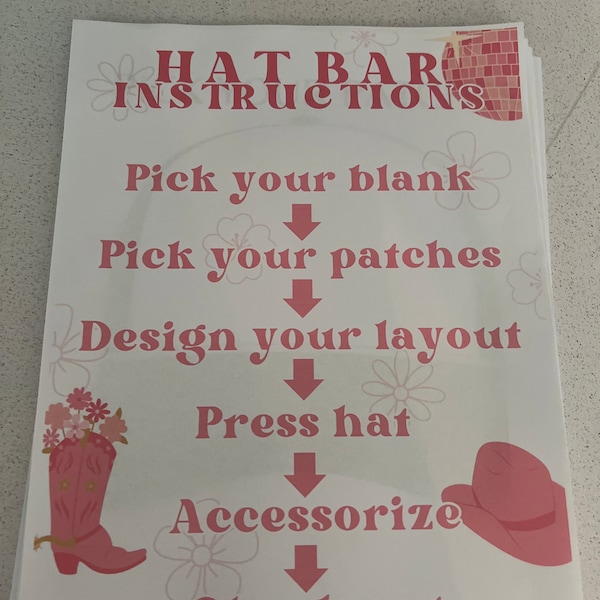 Trucker Hat Bar Patch Layout Design Printable for Custom Design - Etsy