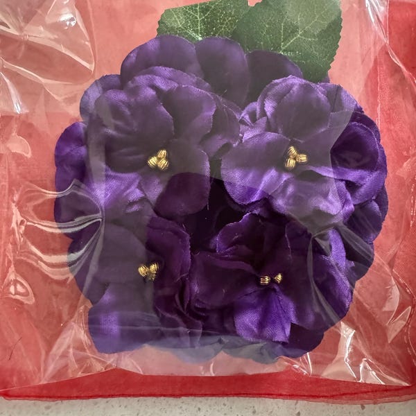 New Violet Cluster #4 Inspired by the African Violet Flower - Etsy