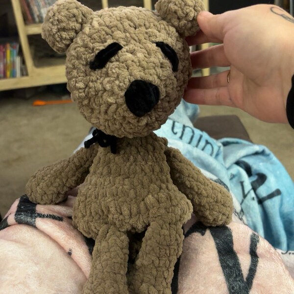 Jr. Bear the Bear Snuggler Crochet Pattern, Bear Pattern, Crochet Bear ...