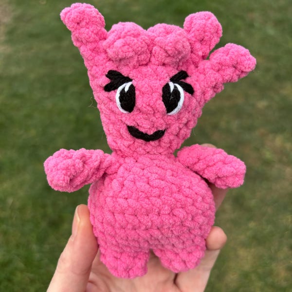Fragaria the Strawberry Devil *CROCHET PATTERN ONLY* - Etsy