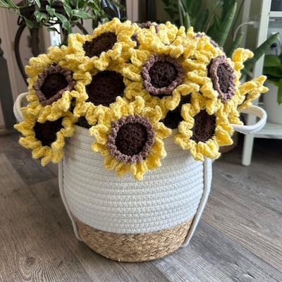 Fluffy Bouquet Blanket™ Crochet Pattern PDF - Etsy