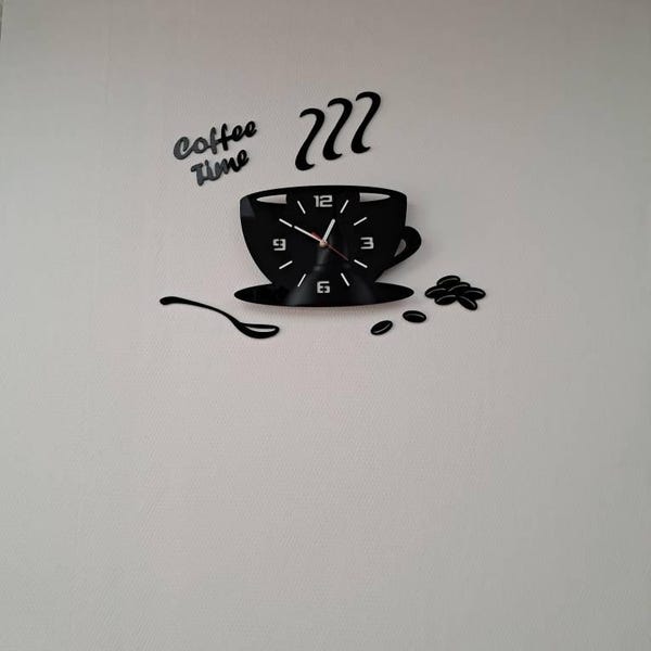 Wall Falling Numbers Modern Clock Large Wall Clock Gift Wall Decor ...