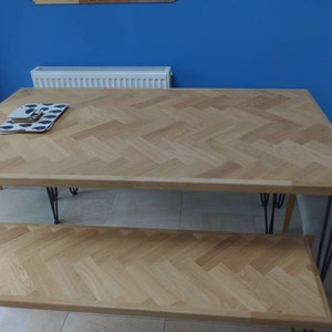 Solid Oak Floating Table Tensegrity - Etsy