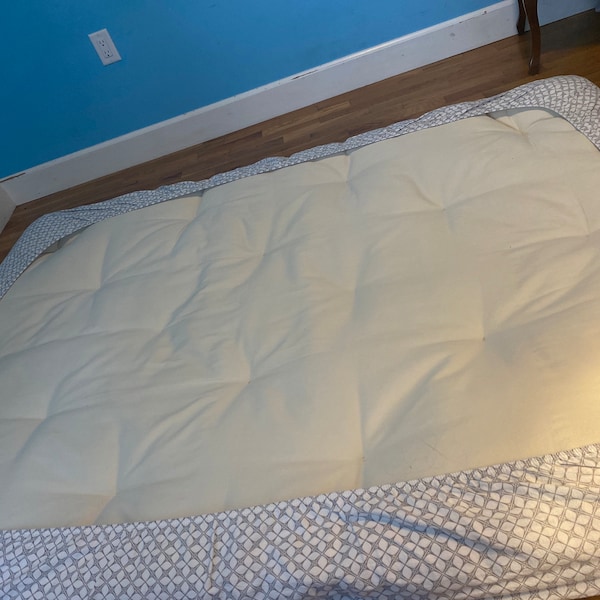 HEMP Shikibuton Mat Shiki Futon 3” Thick Filled Organic Hemp Fiber ...