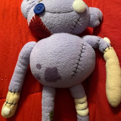 Creepy Bunny Plush Toy Rabbit Soft Doll Bunny Stuffed Animal Voodoo ...