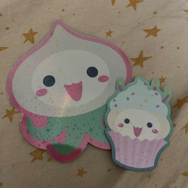 Overwatch Pachimari Pixel Waterproof Holographic Vinyl Sticker Decal - Etsy