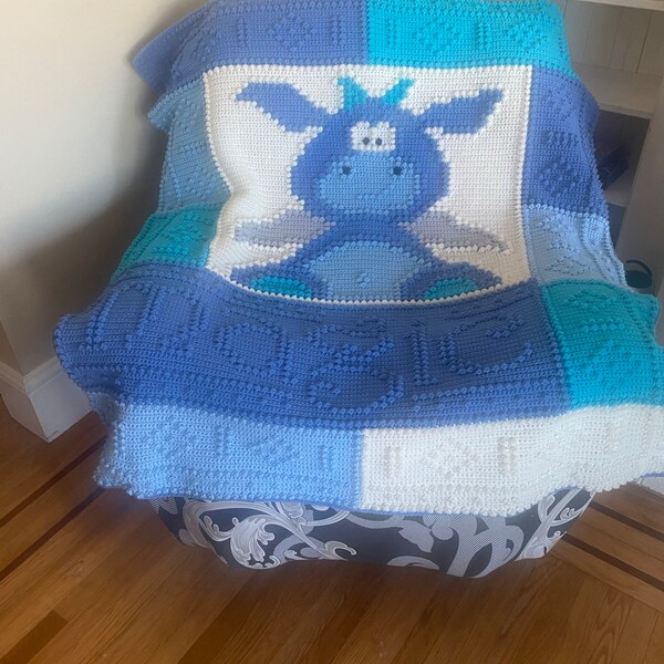 BRAVE Pattern for Crocheted Blanket - Etsy