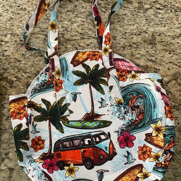 Ora Beach Bag PDF Sewing Pattern - Video Tutorial & Instruction - Etsy