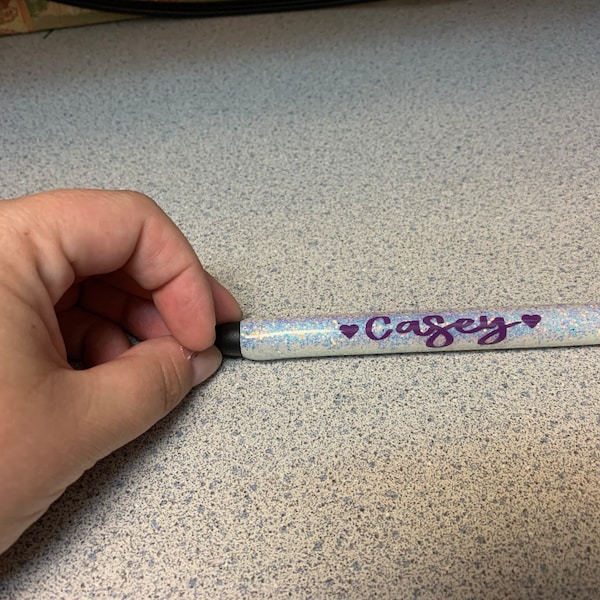 Personalized Donut Icing Glitter Pens Gift | Custom Glittered Pens ...