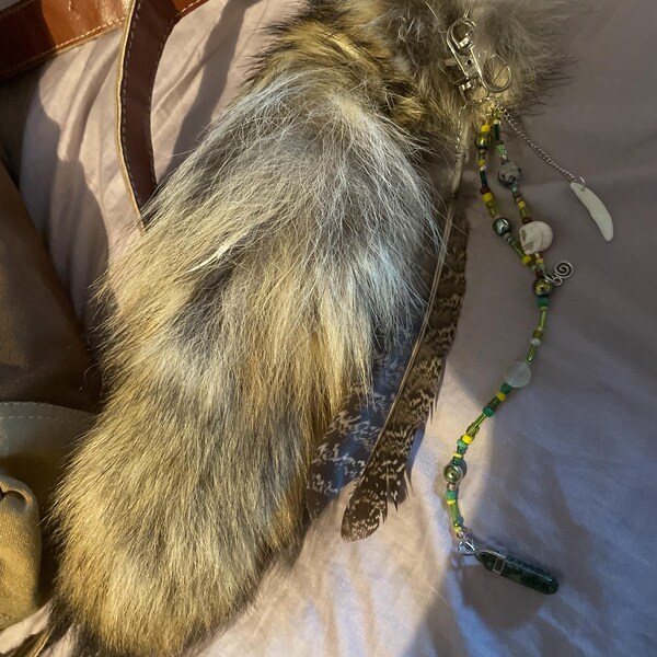 Custom Beaded Tail Keychain for Therians, Furries, Cosplay, Alternative ...