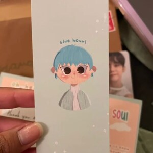 TXT Blue Hour Inspired Bookmarks - Etsy