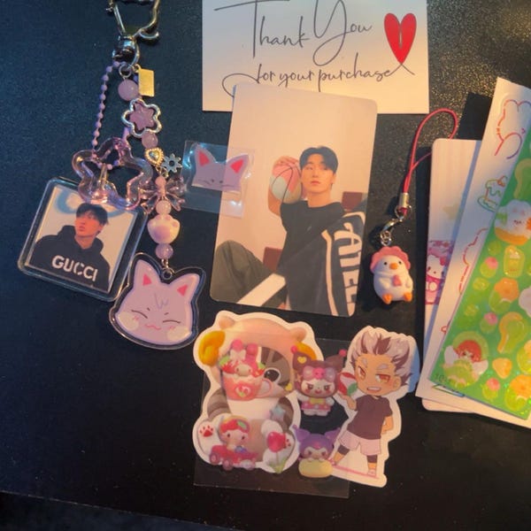 TWICE Lovely’s Character Keychain | K-pop Fan Gift, Cute Acrylic Bag ...