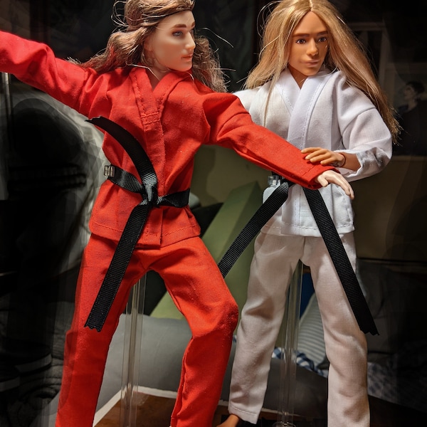 White Karate Outfit-will Fit 12"dolls - Etsy