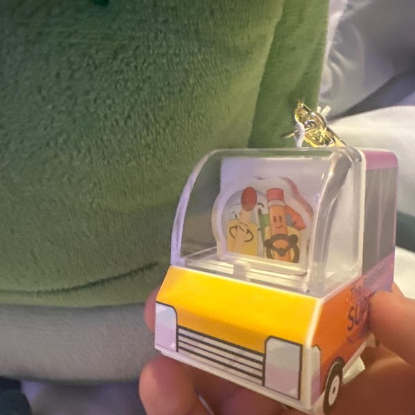 The Freesmart Super Van 3D Keychain - BFDI 2.2" - Pencil, Ruby, Match ...