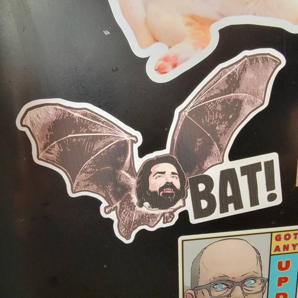 What We Do in the Shadows Vinyl Sticker or Magnet - Laszlo - "bat!" - Etsy