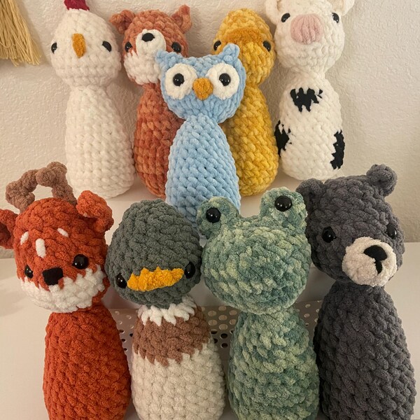 Cuddle Critters *farm Set* Crochet Pattern BUNDLE | NO SEW Crochet ...