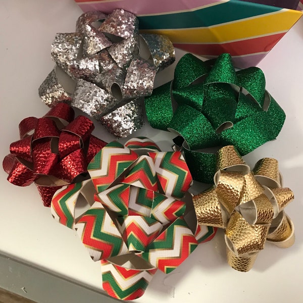 3D Christmas Gift Bow SVG, DXF, GSD Files - Etsy