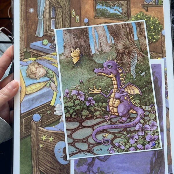 Titania and Puck Midsummer Night's Dream 8.5x11 Signed Print - Etsy