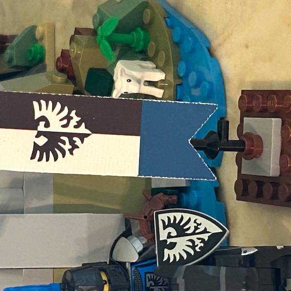 LEGO® Castle Fabric Flags & Banners – Minifigure Scale Medieval Builds ...