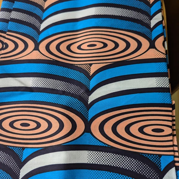 Nigerian Adire Batik, Handmade Batik Blue and White Traditional Pattern ...